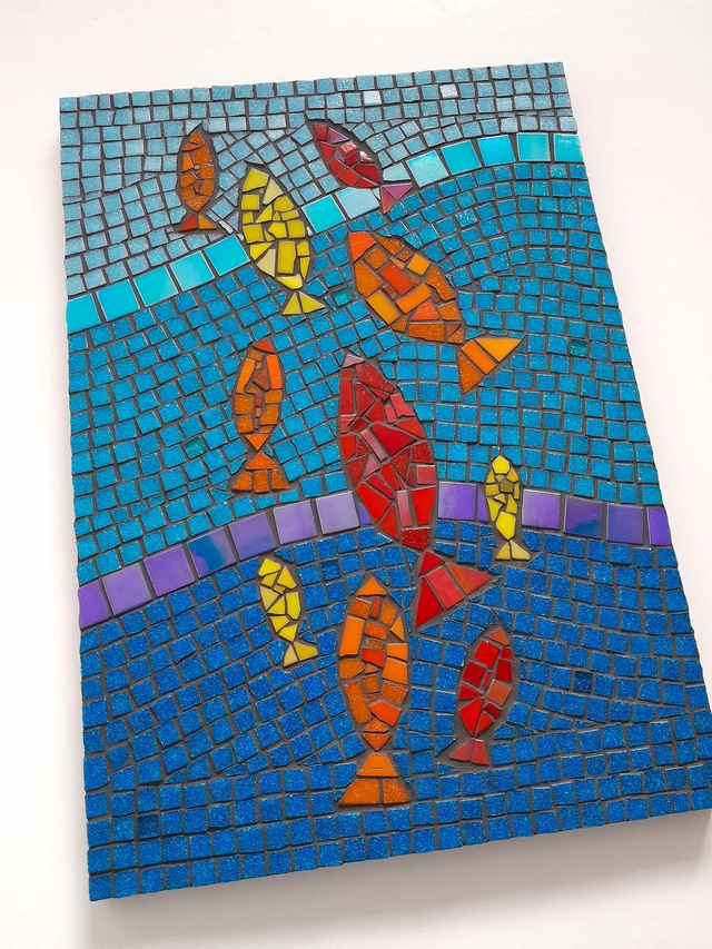 Fish Flow Mosaic Artwork