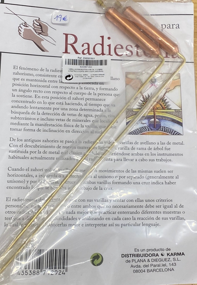 Varillas Radiestesia