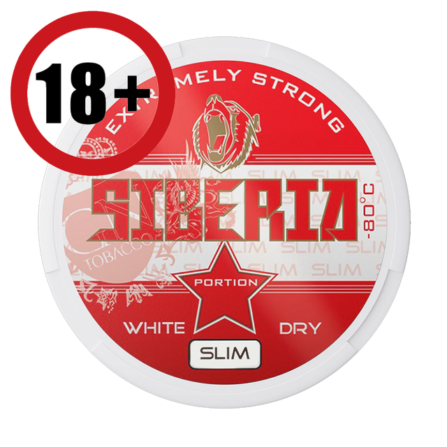 Snus Siberia -80°C Extremely Strong White Dry Slim