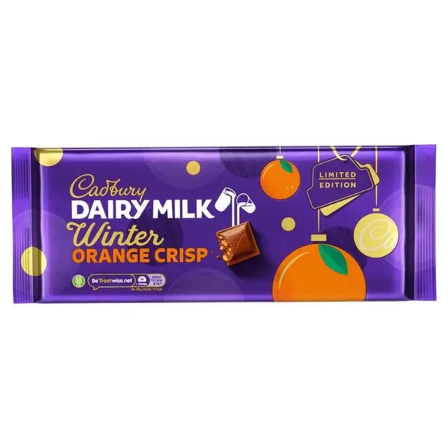 Cadbury Dairy Milk Winter Orange Crisp 360g