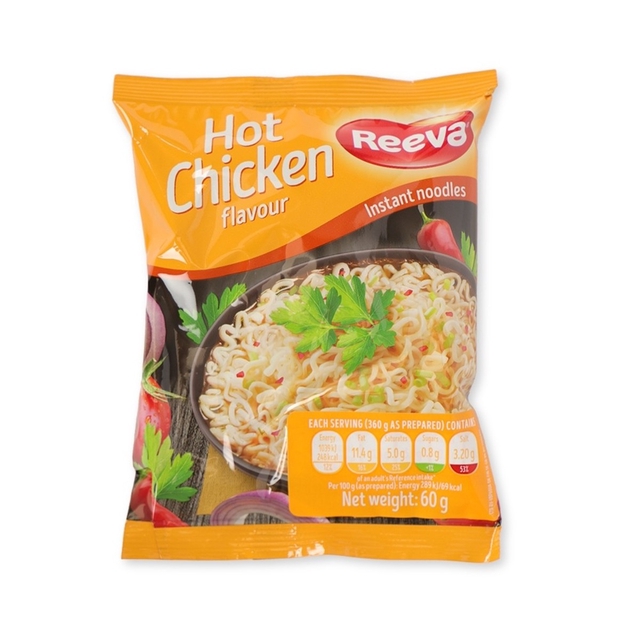 Reeva Instant Noodles Hot Chicken Flavour 60g