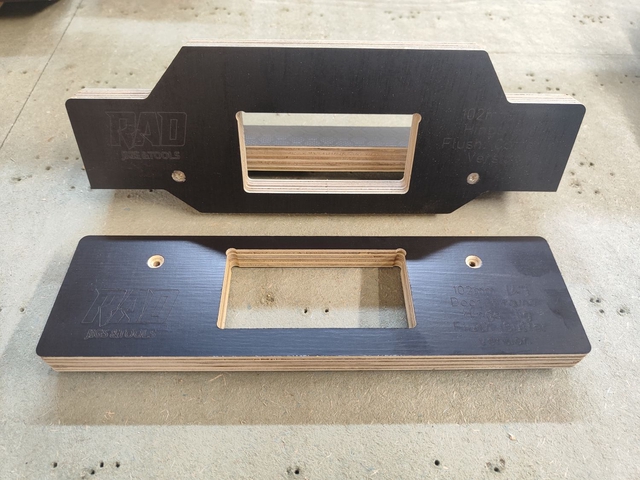 Door Hinge Router Jig (102mm 4 inch) & Door Frame Jig - Twin Pack