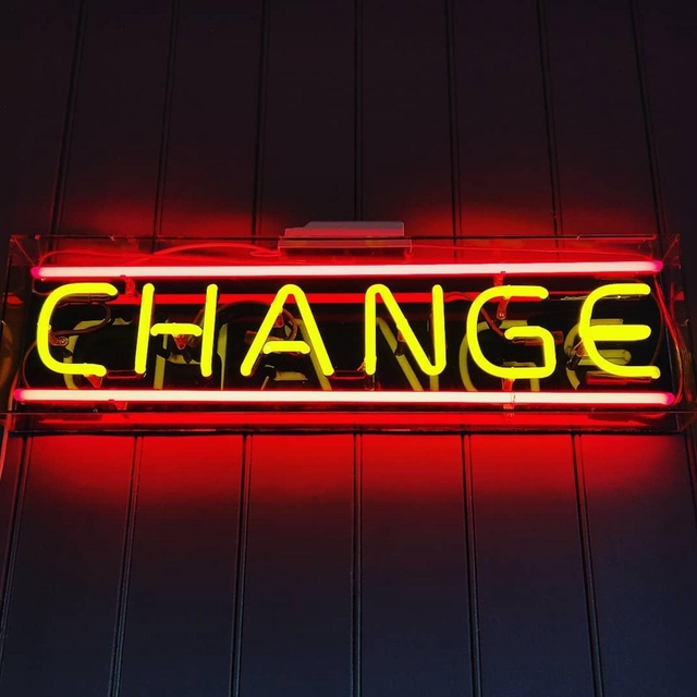 Change Neon Sign | Smith & co