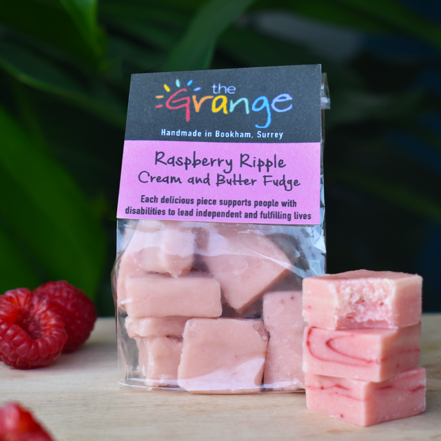 Raspberry Ripple Fudge (100 grams)