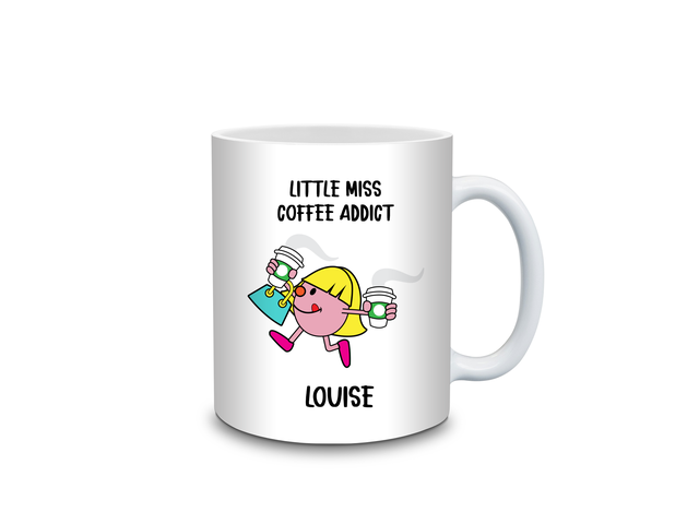 Personalised Coffee Addict Mug