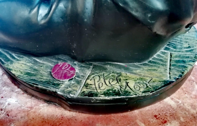 Rarísima Escultura del Artista Inglés Peter Mook / Peter Mook Rare ...