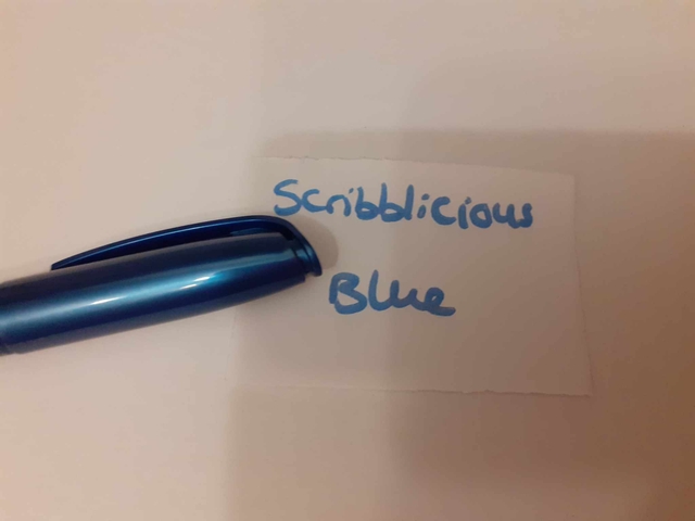 Zelebs in shed CHOOSE YOUR MARKER Scribblicious BLUE