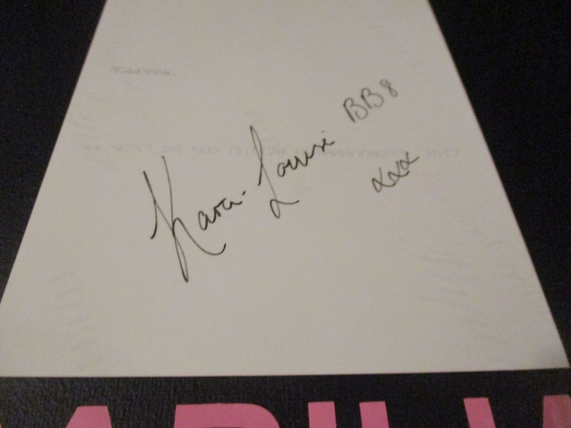 Kara-Louise Horne Authentic Autographed 6x4.5 Photograph (3)