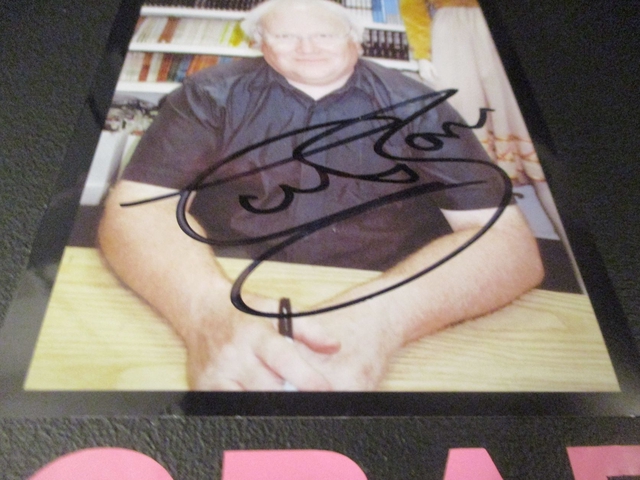 Colin Baker Authentic Autographed 6x4 Our Facing Black Border Photograph