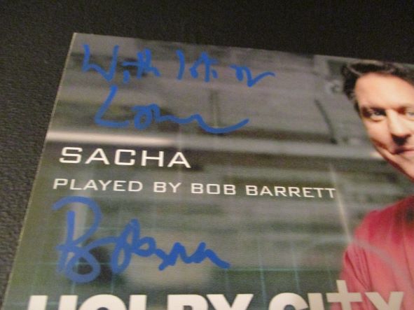 Bob Barrett (Sacha) Authentic Autographed Holby City 6x4 Cast Card (6)