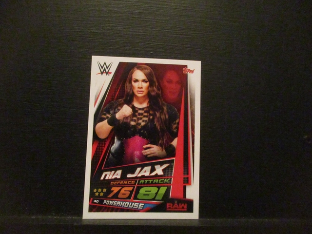 Nia Jax - Raw Slam Attax Universe Original Trading Card #40
