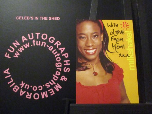 Kemi Majeks Authentic Autographed Milkshake 6x4 Cast Card