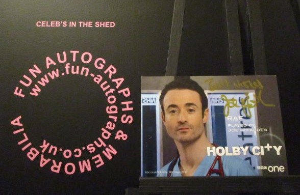 Joe Mcfadden Raf Authentic Autographed Holby City 6x4 Cast Card