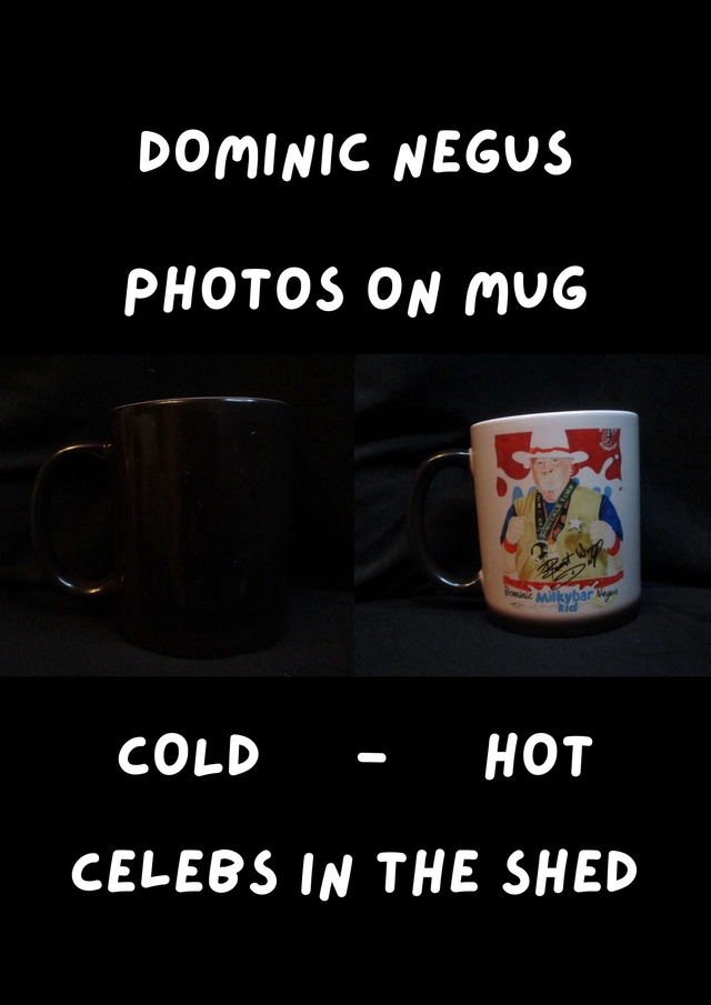 Dominic 'Milky Bar Kid' Negus Colour Changing Mug (Boxer & Bare Knuckle ...