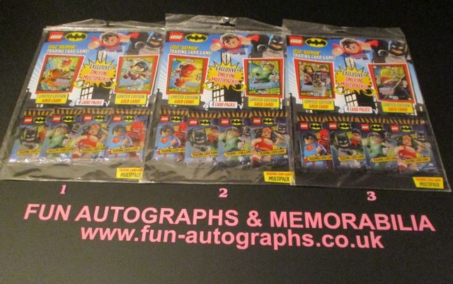 Lego Batman Original Trading Cards On Display Contains 4 Packets & 2 ...
