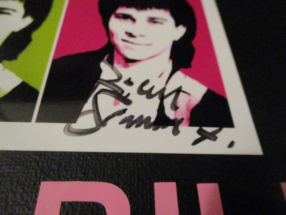 Ricky Simmonds Authentic Autographed 6x4.5 Pop Art Limited Edition (3)