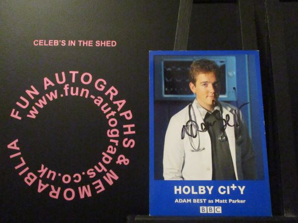 Adam Best (Matt Parker) Authentic Autographed Holby City 6x4 Cast Card