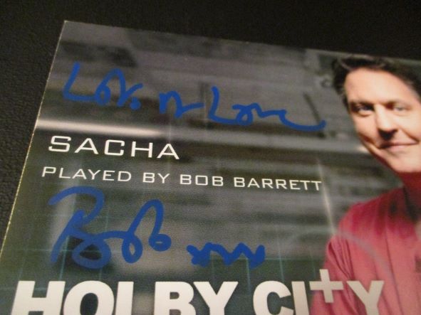 Bob Barrett (Sacha) Authentic Autographed Holby City 6x4 Cast Card (2)