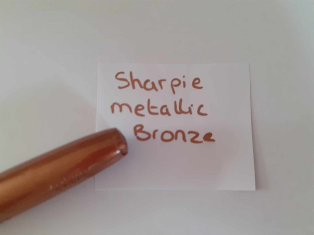 Zelebs in shed CHOOSE YOUR MARKER Sharpie METALLIC BRONZE