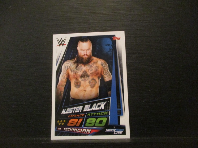 Aleister Black - Smackdown Live Slam Attax Universe Original Trading ...