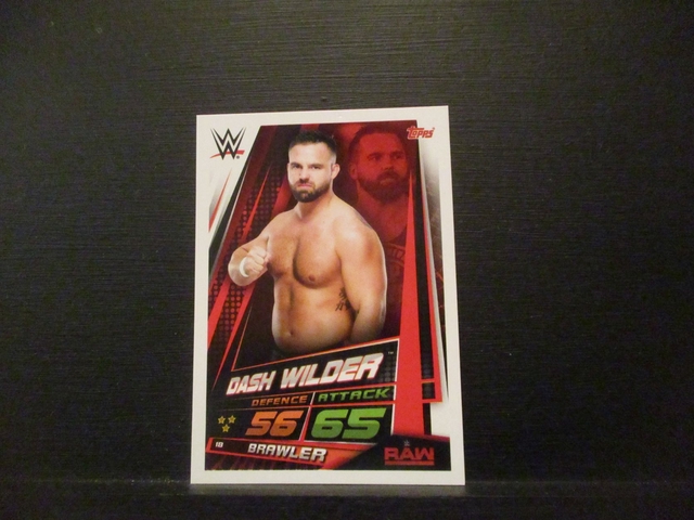 Dash Wilder - Raw Slam Attax Universe Original Trading Card #18