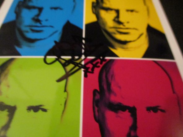 Chris Fosh Authentic Autographed 6x4.5 Pop Art Limited Edition (1)