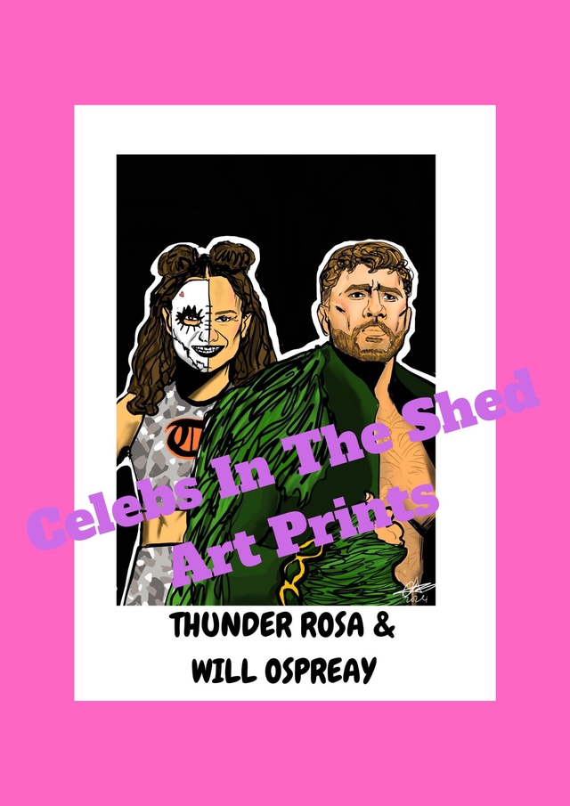 Thunder Rosa Limited Edition A3 Comic Style Drawing Print