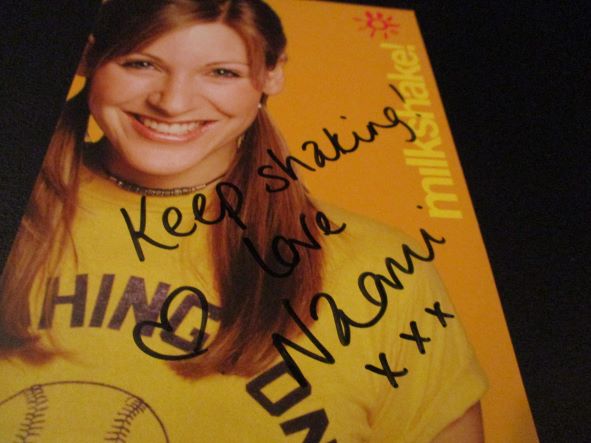 Naomi Wilkinson Authentic Autographed Milkshake 6x4 Cast Card (2)