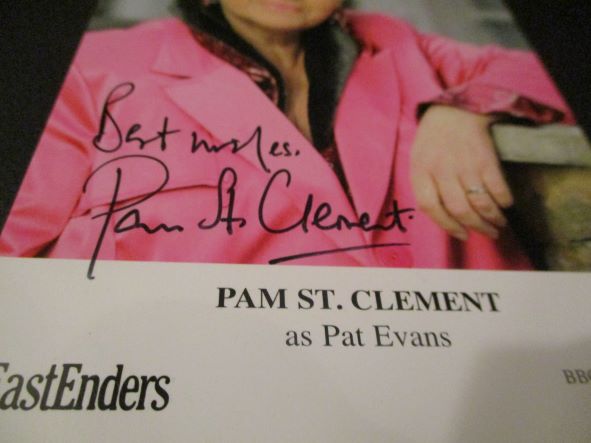 Pam St.Clement (Pat Evans) Authentic Autographed EastEnders 6x4 Cast ...