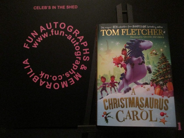 Tom Fletcher 'A Christmasaurus Carol' Authentic Autographed Hardback ...