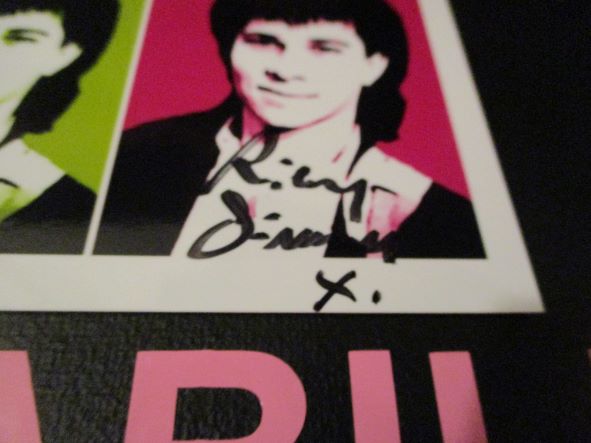 Ricky Simmonds Authentic Autographed 6x4.5 Pop Art Limited Edition (1)