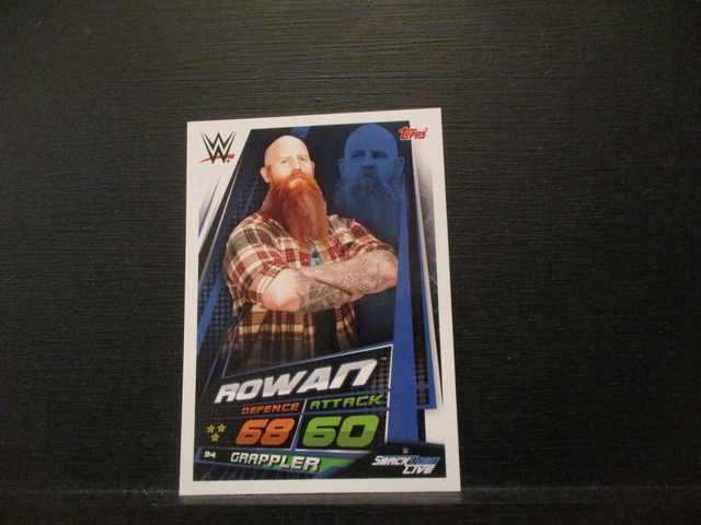 Rowan - Smackdown Live Slam Attax Universe Original Trading Card #94