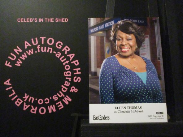 Ellen Thomas (Claudette Hubbard) Original EastEnders Cast Card