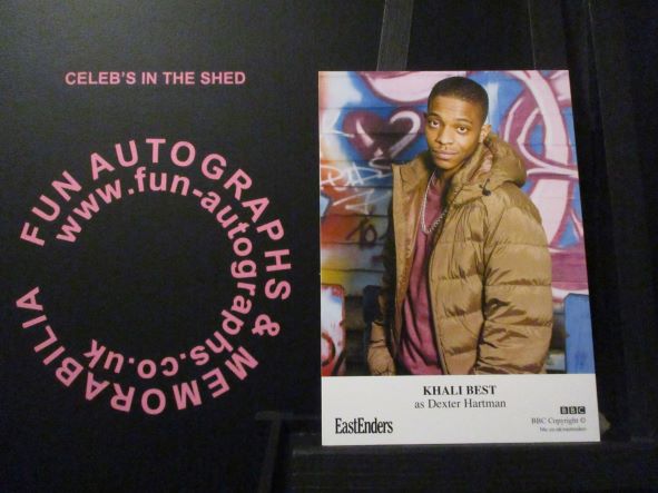 Khali Best (Dexter Hartman) Original EastEnders Cast Card