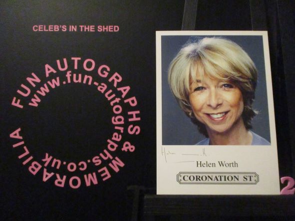 Helen Worth (Gail Platt) Original Coronation Street Pre-Print Cast Card (2)