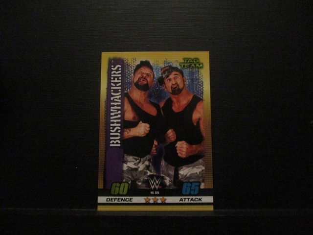 Bushwhackers - Tag Team Slam Attax 10th Edition Original Trading Card #326