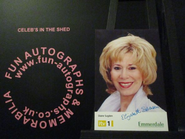 Elizabeth Estensen (Diane Sugden) Original Emmerdale Yellow & White ...