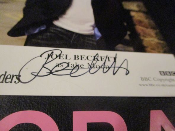 Joel Beckett (Jake Moon) Authentic Autographed EastEnders 6x4 Cast Card