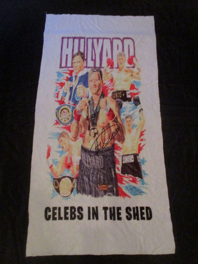 George Hillyard Boxer & Bare Knuckle Boxer Picture Blanket (Black Logo ...