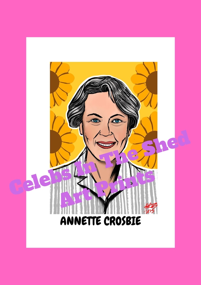 Annette Crosbie Limited Edition Signed A4 Comic Style Print At Our ...