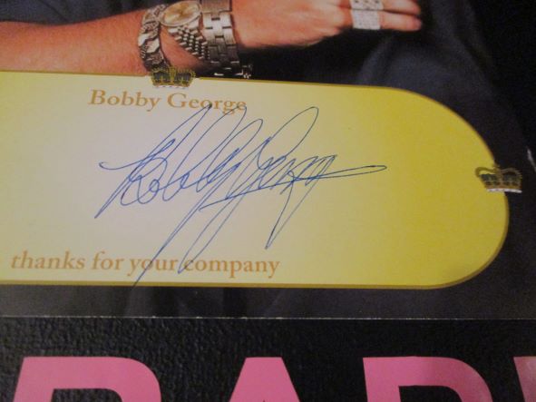 Bobby George Authentic Autographed 8x6 Flyer (SEE PIC)