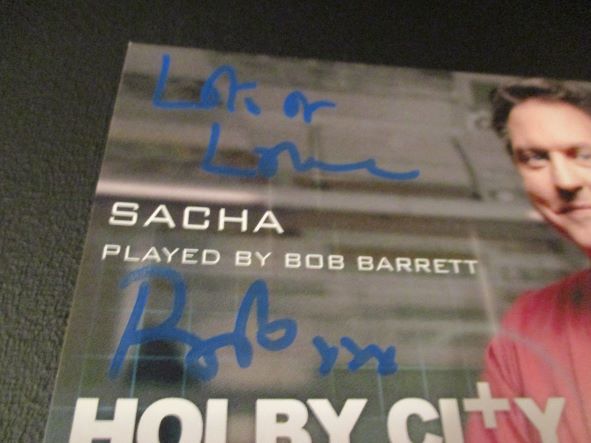 Bob Barrett (Sacha) Authentic Autographed Holby City 6x4 Cast Card (3)