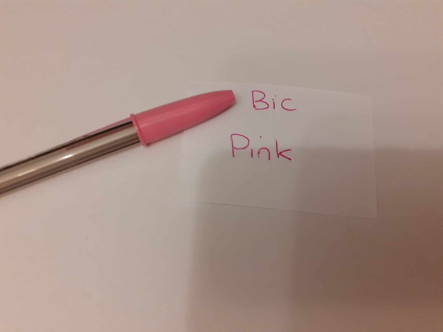 Zelebs in shed CHOOSE YOUR MARKER Bic Cristal Pen PINK