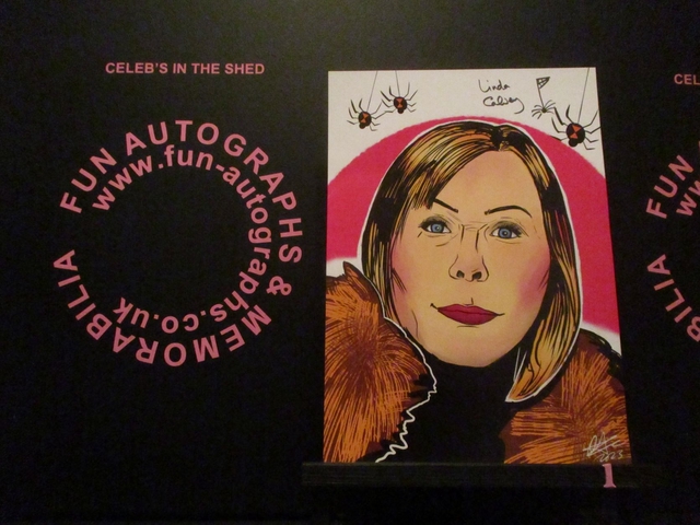 Linda Calvey Limited Edition Signed A4 Comic Style Drawing Print (1)