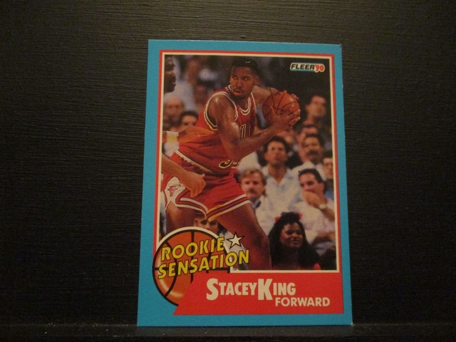 Stacey King - 1990 Rookie Sensation No:5 Of 10 Original Trading Card #26