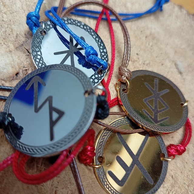 Bracelet de protection Runes Magiques Viking