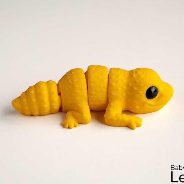 Gecko Articulated flexible Autistic Toy 3D Printed Gift Wiggle Cute ...