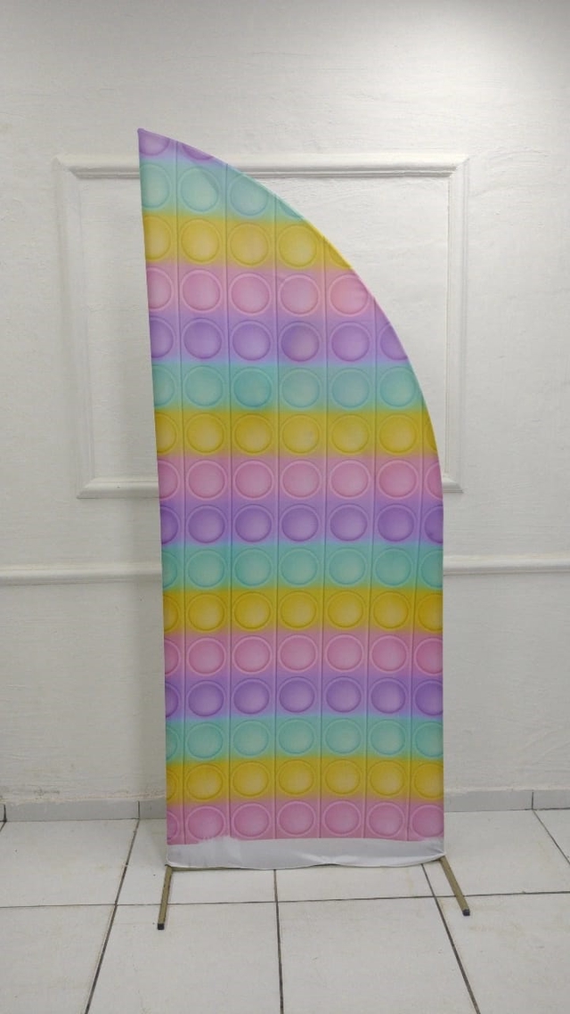 ARCO MEIA LUA + CAPA SUBLIMADA - LOCAÇÃO