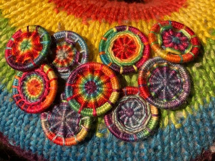 Wool shop & textile art studio with Dorset buttons