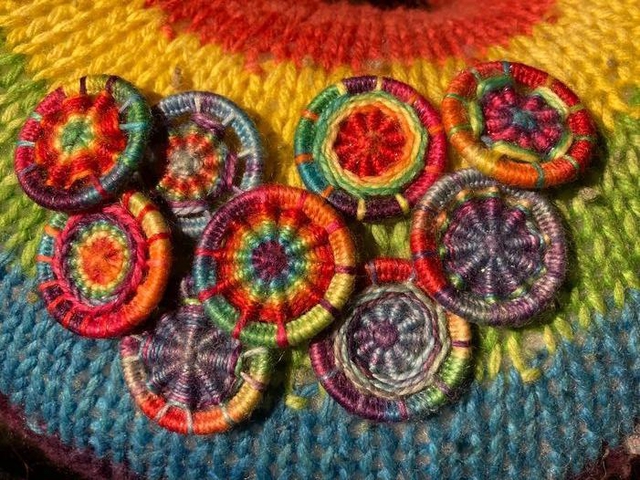 Wool shop & textile art studio with Dorset buttons